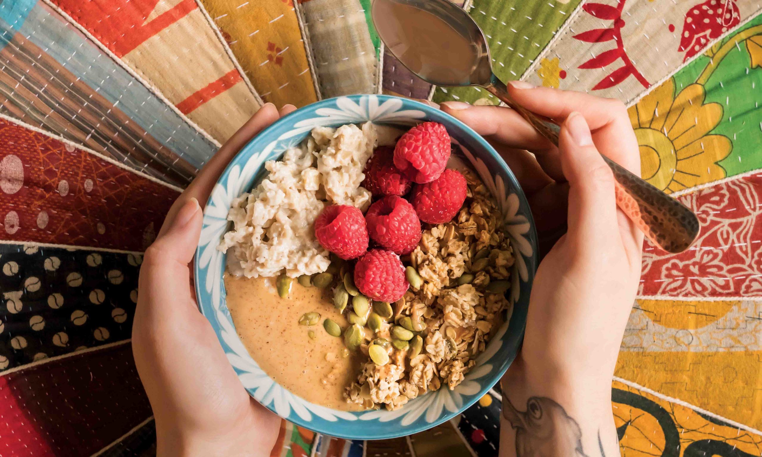 Warm Hazelnut Milk Porridge with Salted Almond-Coconut Butter ...