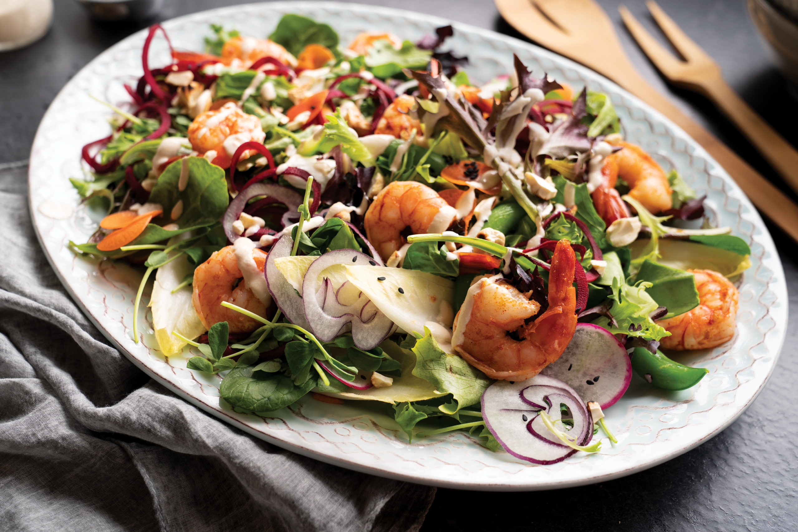 Pretty Prawn Salad - Delicious Living