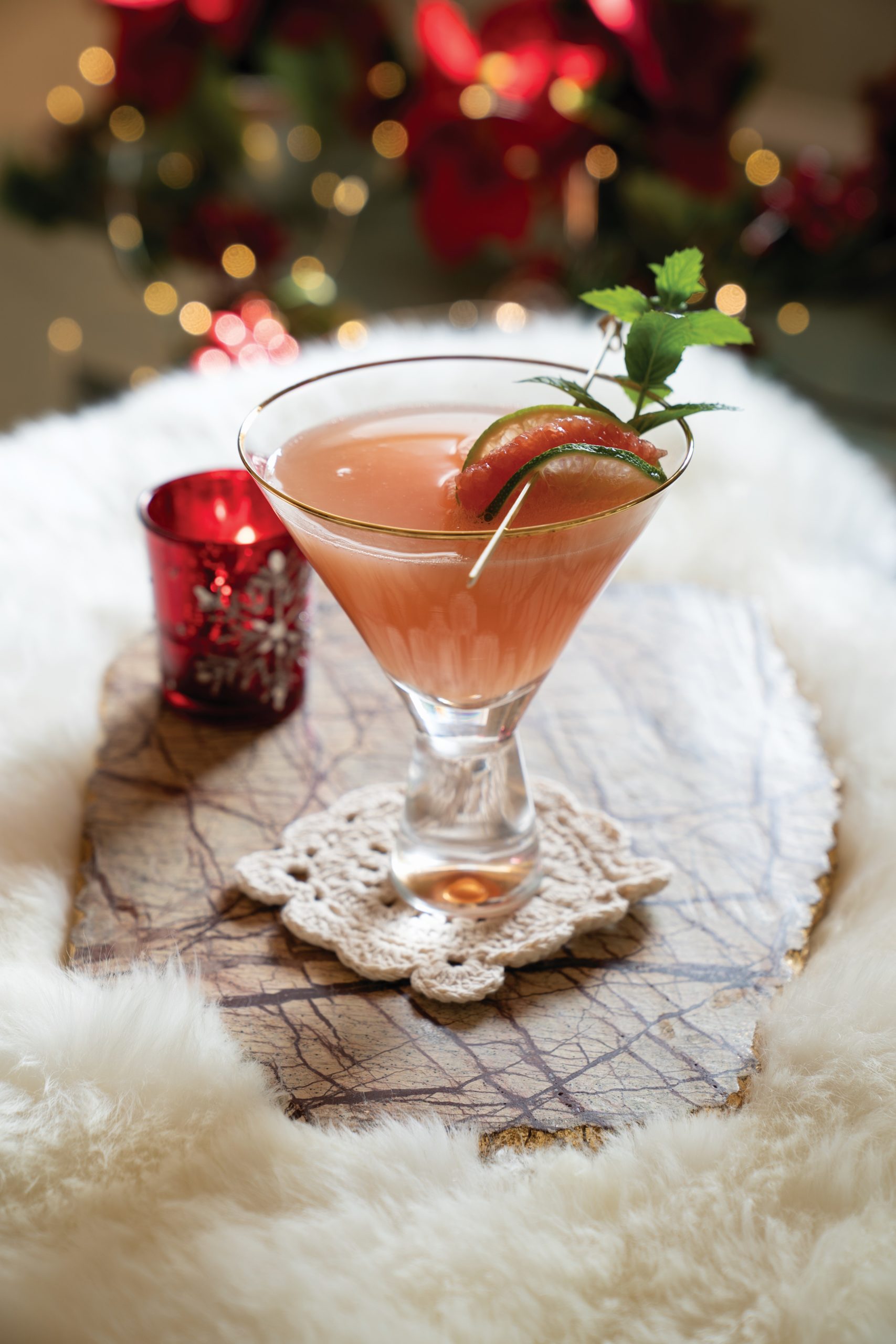 Grapefruit and Lychee Fizz - Delicious Living