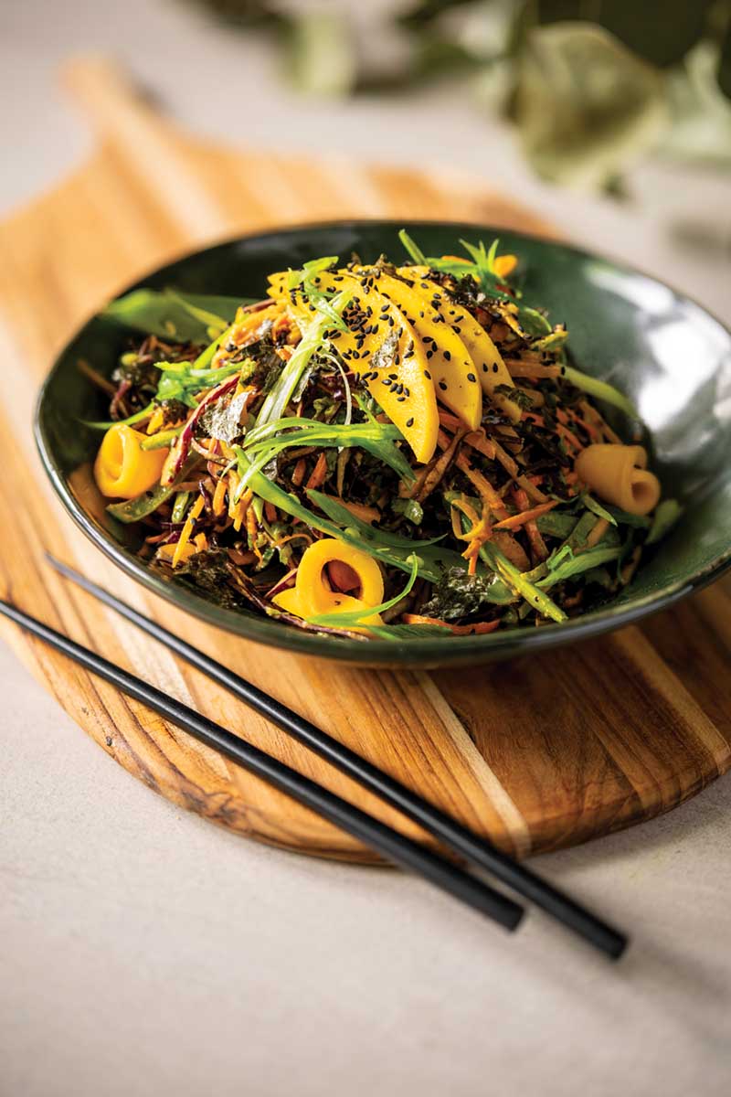 Crunchy Curry Rainbow Salad - Delicious Living